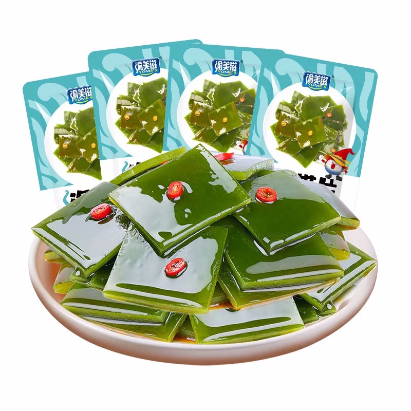 Get Thick Kelp Slices Open Bag Instant Spicy Low Fat Snacks Delivered ...
