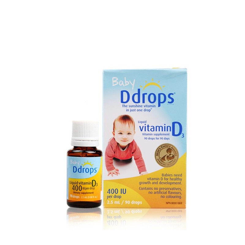 Get Baby Ddrops Vitamin D3 Droplets 2.5ml from the United States ...