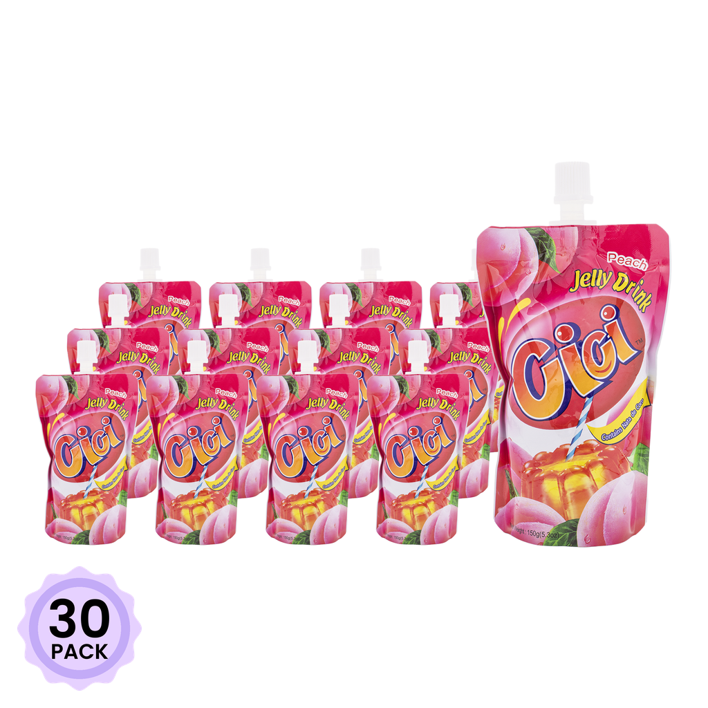 Get Cici Peach Jelly Drink 150 g*30 pack Delivered | Weee! Asian Market