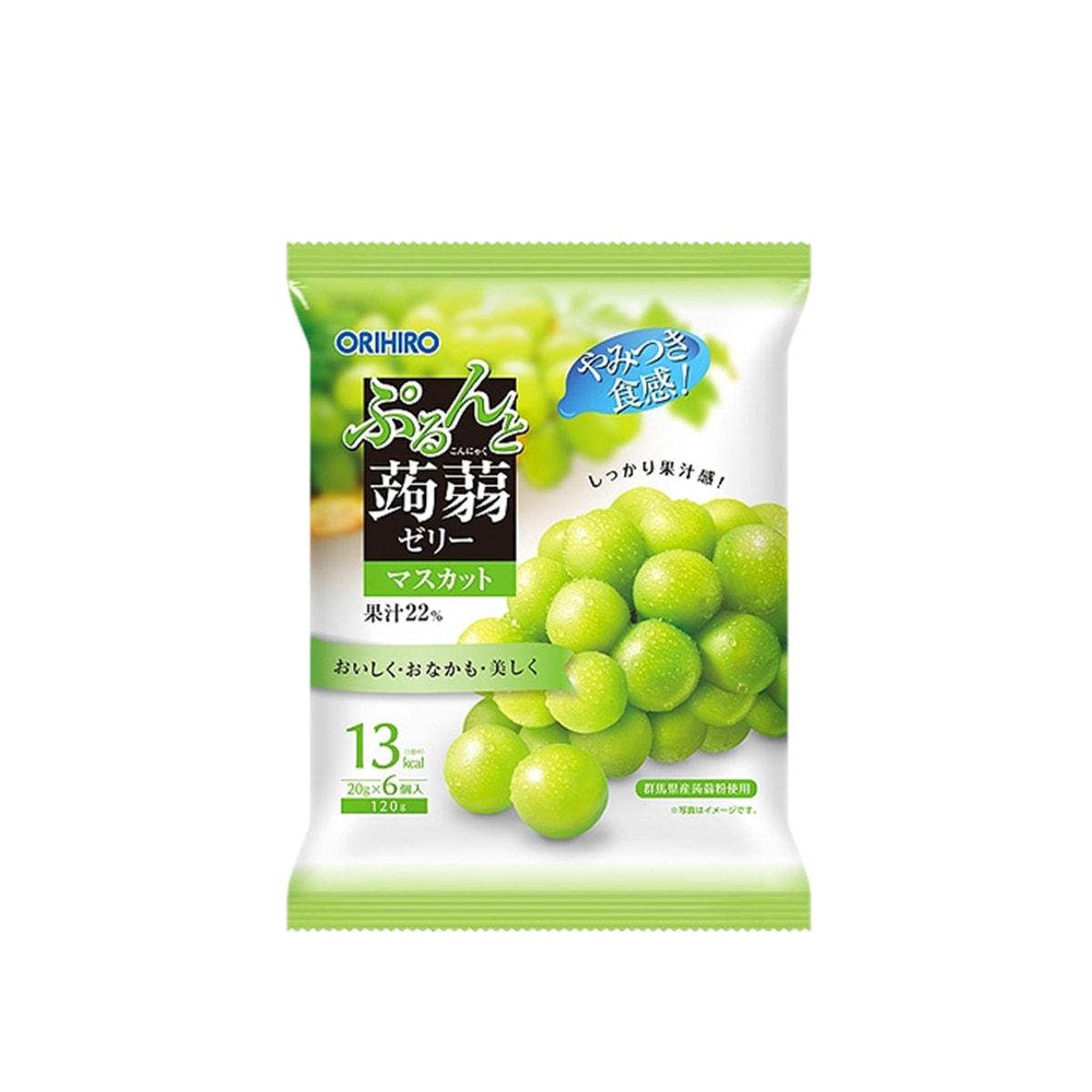 Get [Japan Direct Mail] ORIHIRO Wobbly Jelly Green Raisin Flavor 20g*6 ...