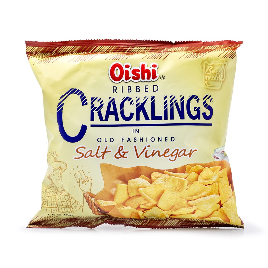 Get Oishi Ribbed Cracklings, Salt and Vinegar Flavor Delivered | Weee ...