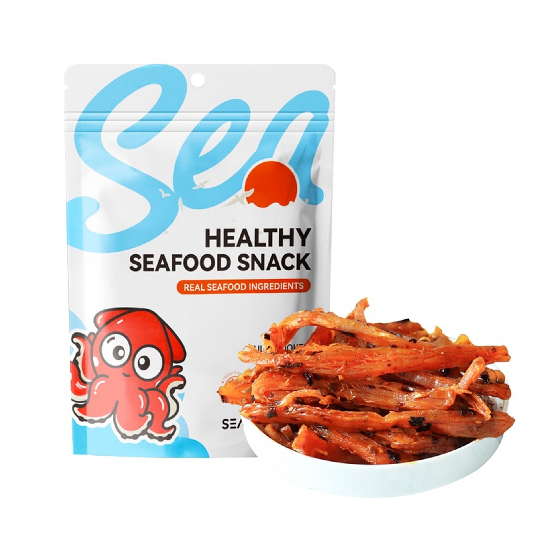 Get Sea Fortune Shredded Squid Spicy Seafood Snack Delivered | Weee ...
