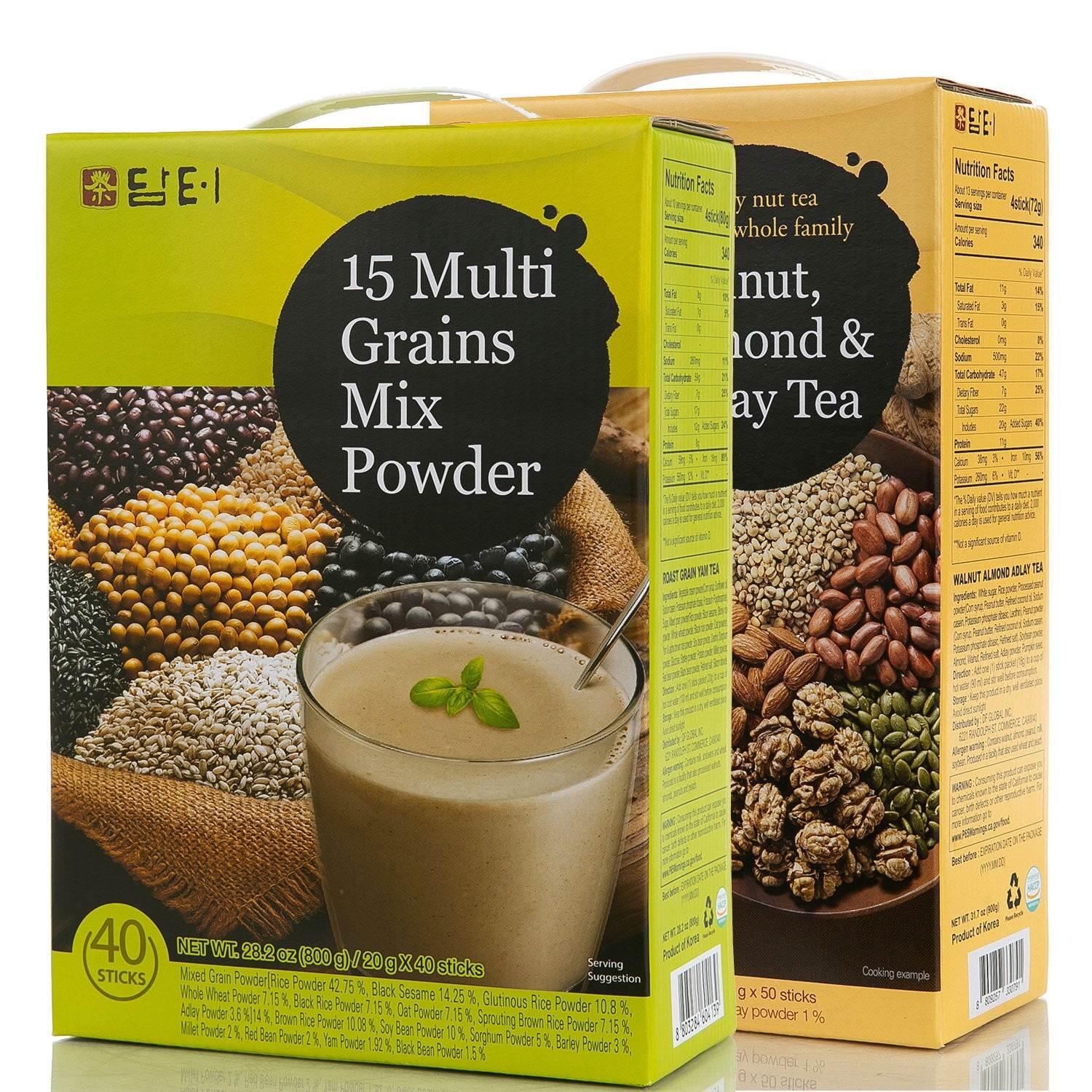 Get Damtuh 15 Multi Grains Walnut Almond Adlay Powder 1550g Total 2