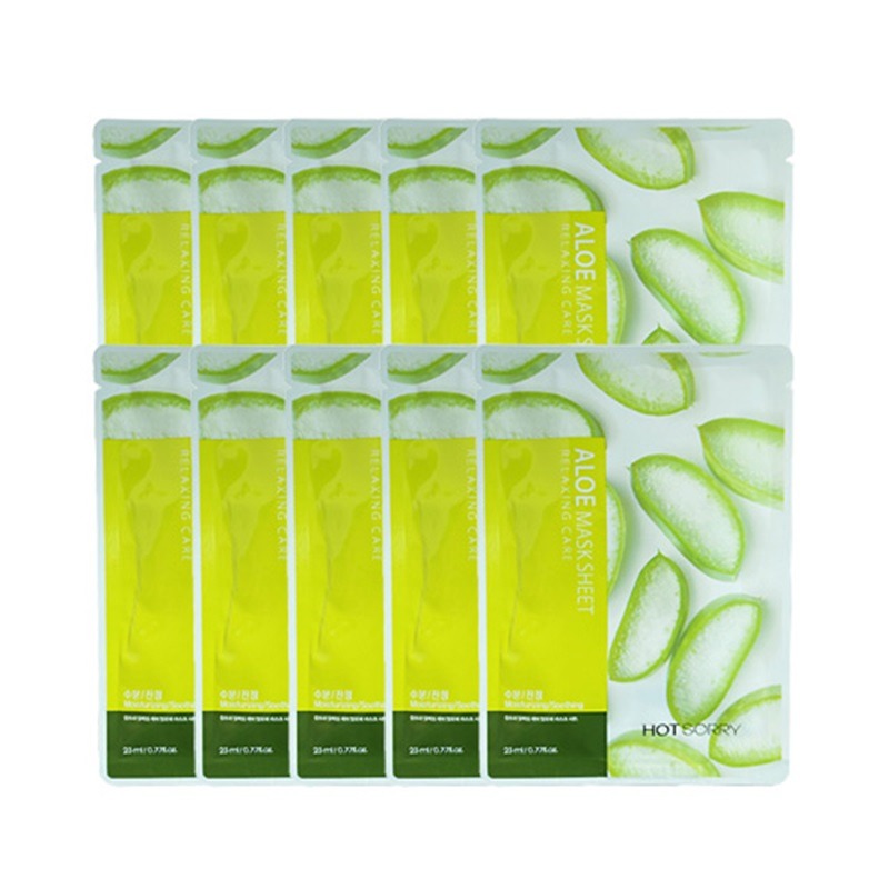 Get [HOTSORRY] Relaxing Care Aloe Mask Sheet 10ea Delivered | Weee ...