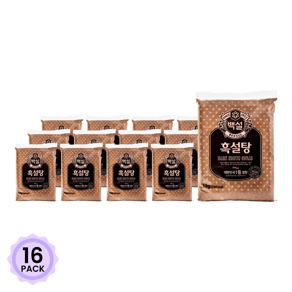 Get CJ Dark Brown Sugar 1000 g*16 pack Delivered | Weee! Asian Market
