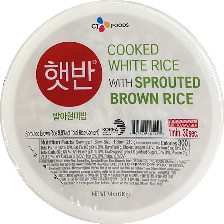 Get CJ Foods Cooked White Rice With Sprouted Brown Rice Delivered | Weee! Asian Market