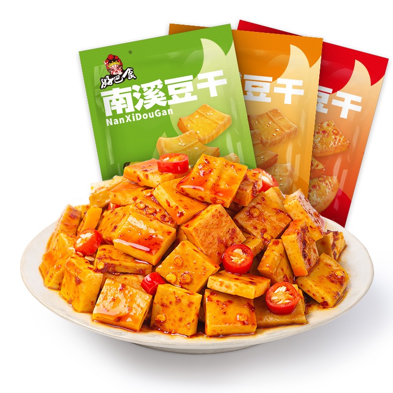 Get HaoBaShi pickled pepper dried tofu 500g Delivered | Weee! Asian Market