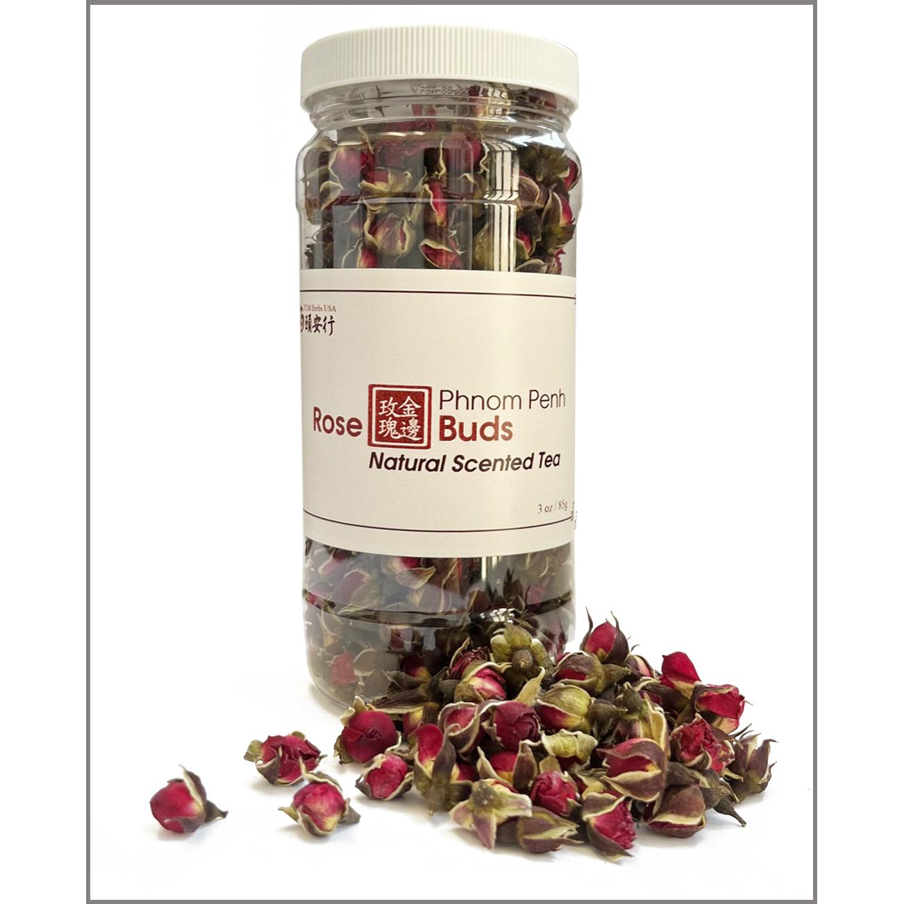 Get Dried Phnom Penh Red Rose Bud Herbal Tea 3 oz Delivered | Weee ...
