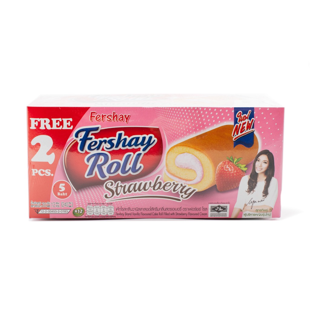 Get Fershay Strawberry Roll Cake Delivered | Weee! Asian Market