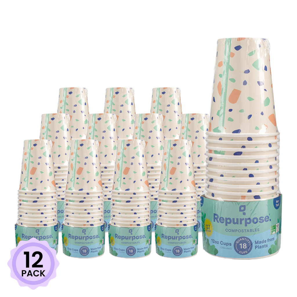 Get Repurpose Compostable Paper Cups 12oz 18ct 1 each*12 pack Delivered ...