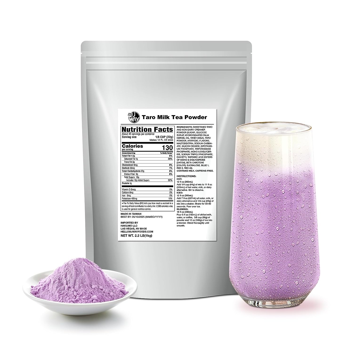 Get J Way Instant Tea Mix - Taro Tea Delivered | Weee! Asian Market