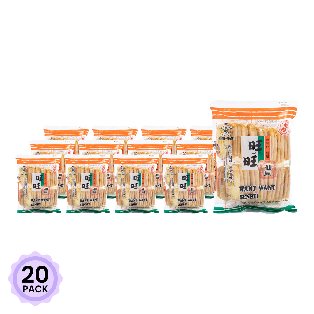 Get Want Want Senbei Rice Crackers 92 g*20 pack Delivered | Weee! Asian ...