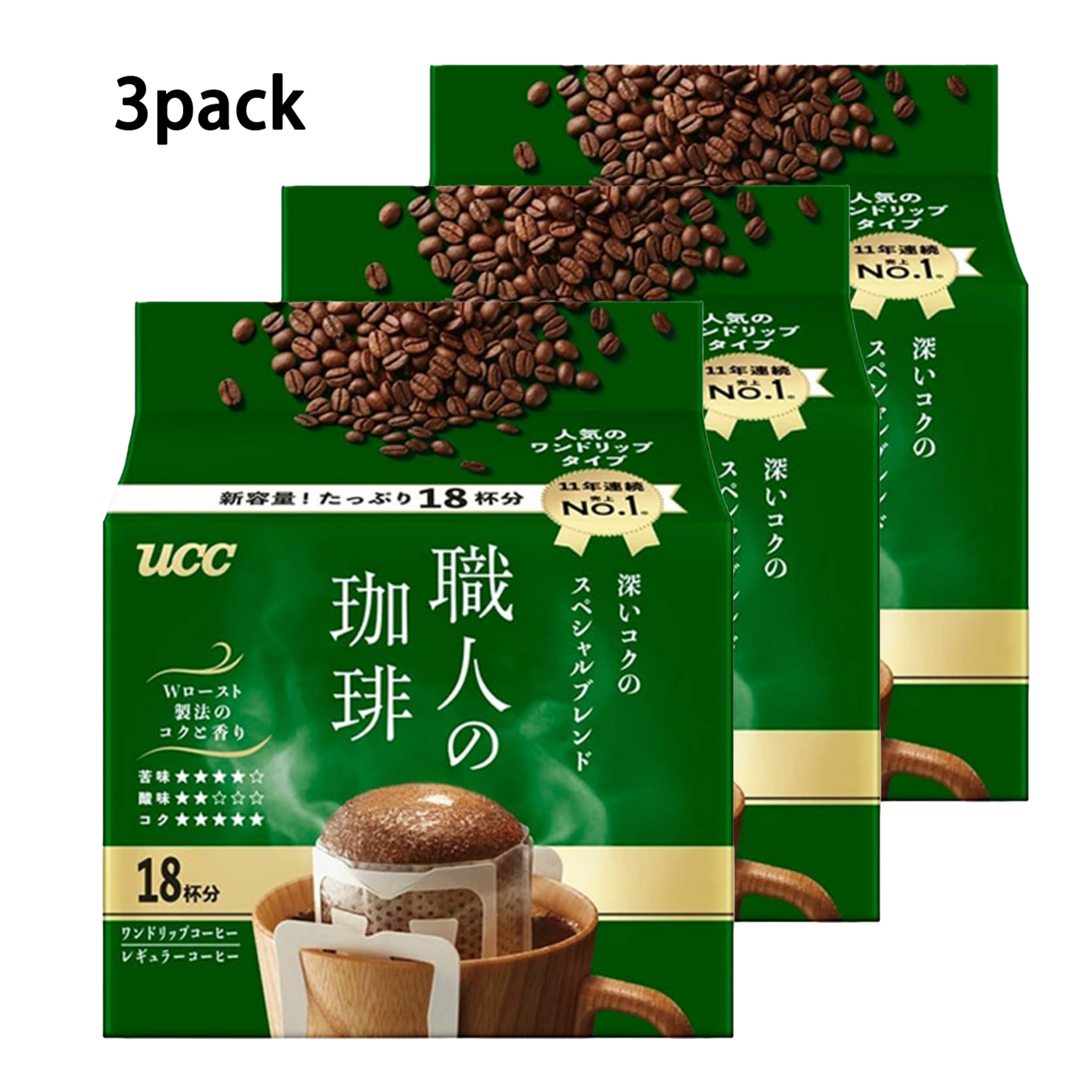 Get UCC Craftsman One Drip Coffee 3 PackBB4/30/26 Delivered | Weee! Asian Market