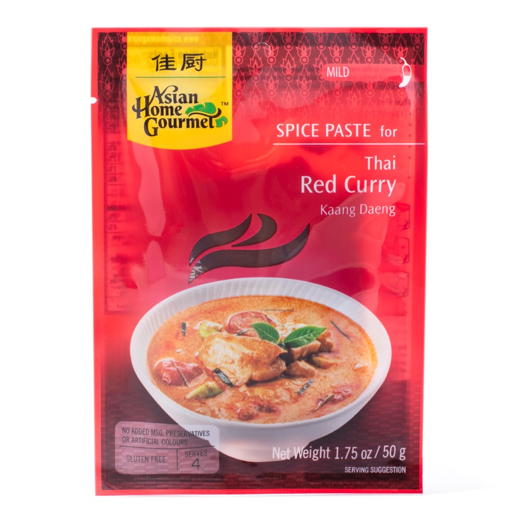 Get Asian Home Gourmet Thai Red Curry Spice Paste, Mild Delivered ...