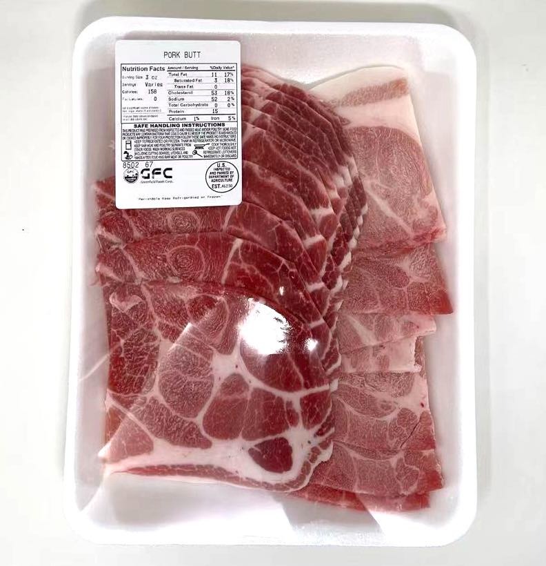Get GFC Pork Butt, Frozen 4mm Slices Delivered | Weee! Asian Market