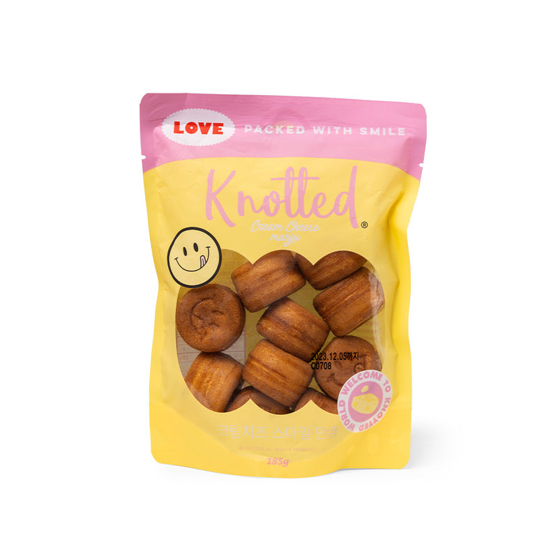 Get Knotted - Smile Cream Bread - 1 Bag Cream Cheese Manju Delivered ...