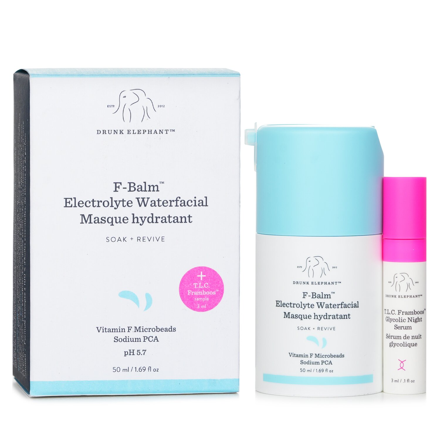 Get Drunk Elephant F-Balm Electrolyte Waterfacial 50ml/1.69oz Delivered ...