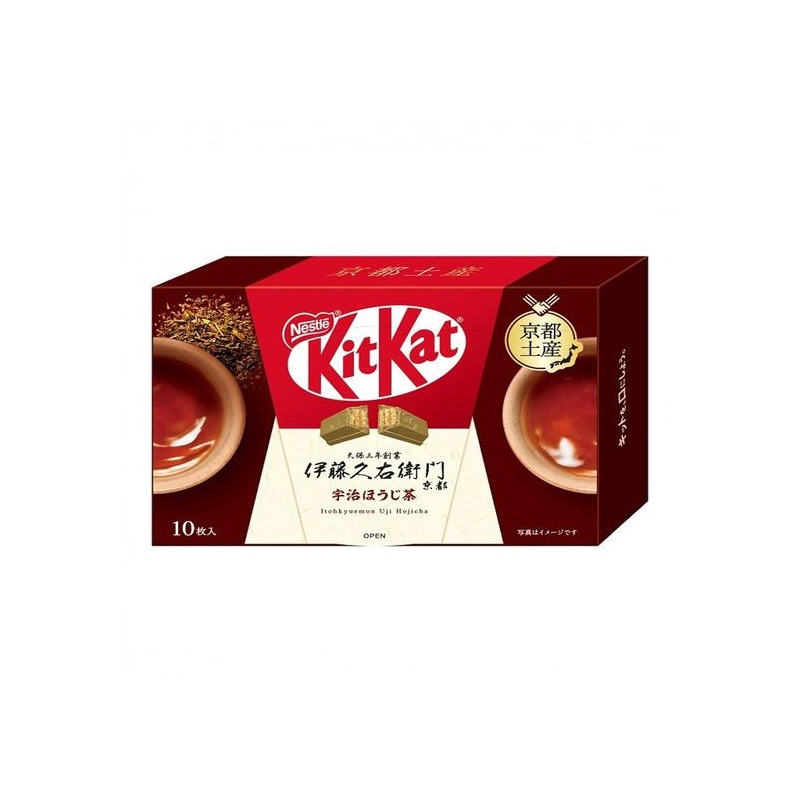 KitKat 伊藤久右卫门 焙茶味 威化 10枚 - Weee!
