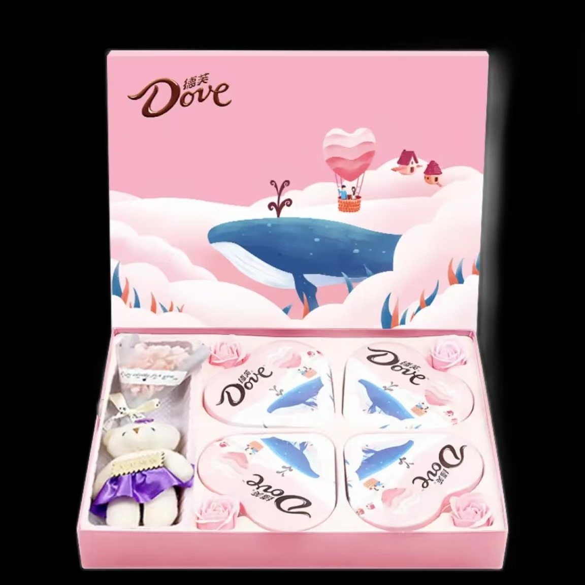 Get Dove milk chocolate Valentine's Day gift box Delivered | Weee ...