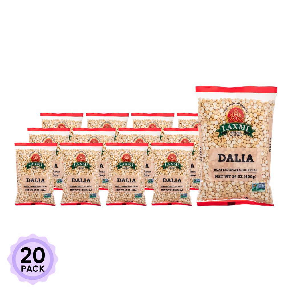 Get Laxmi Chana Dalia (Roasted Split Chickpeas) 14 oz*20 pack Delivered ...