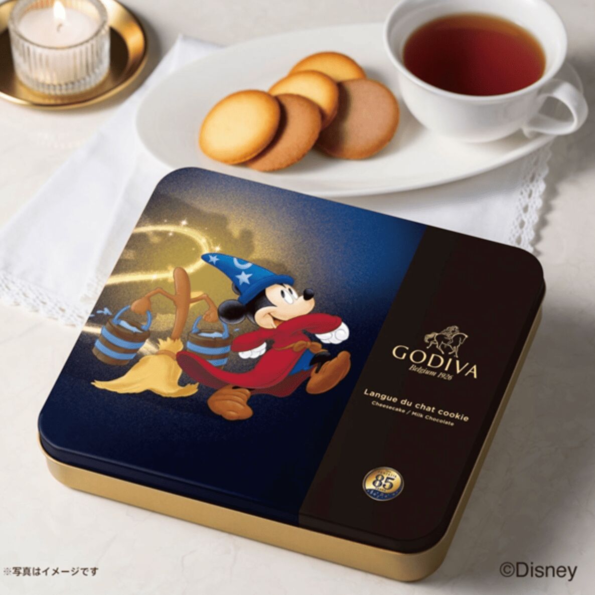 Get GODIVA Disney Chocolate Cheese Cookies 18pcs 1 box Delivered | Weee ...