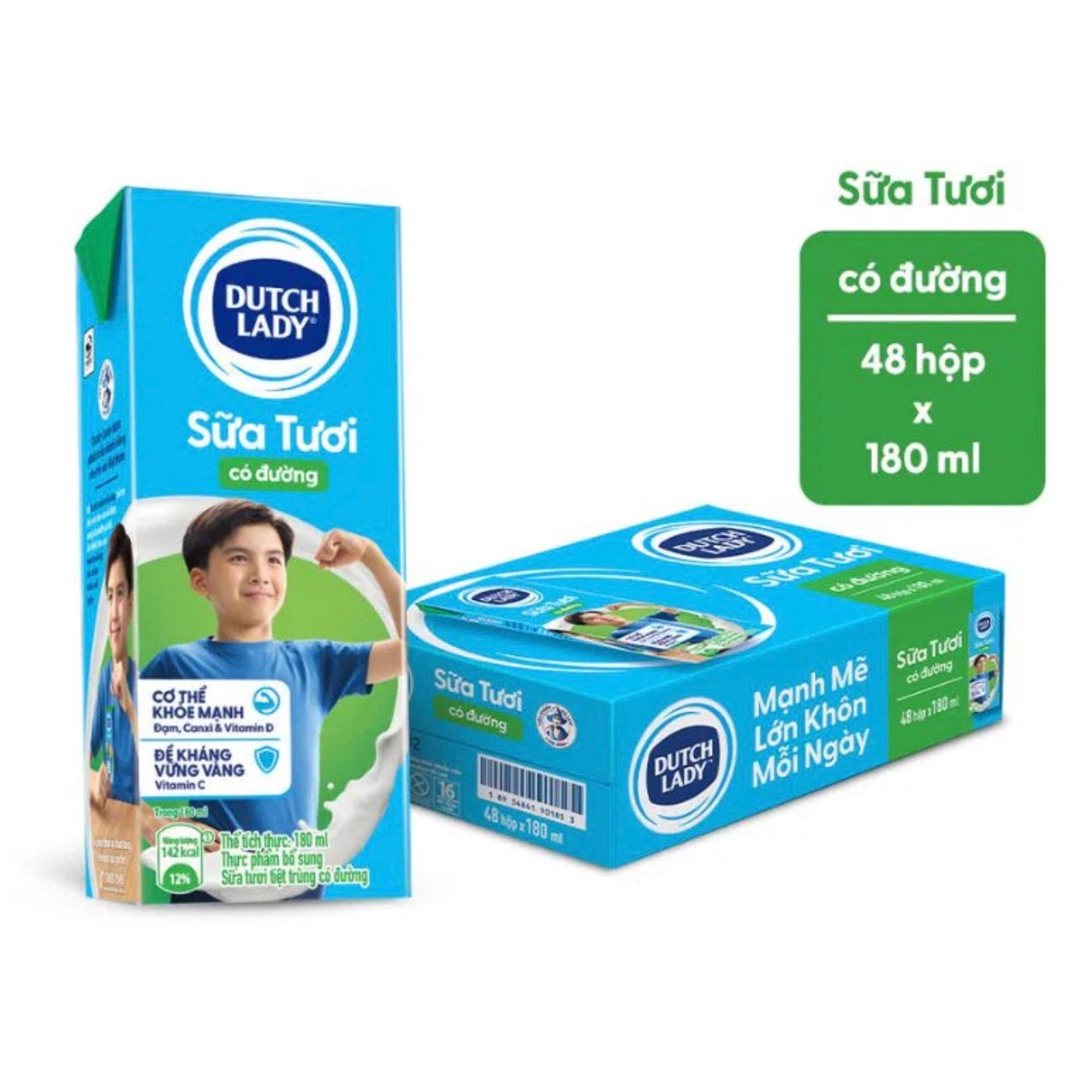 Get Dutch Lady Sweetened Milk 180ml x 48CT Delivered | Weee! Asian Market