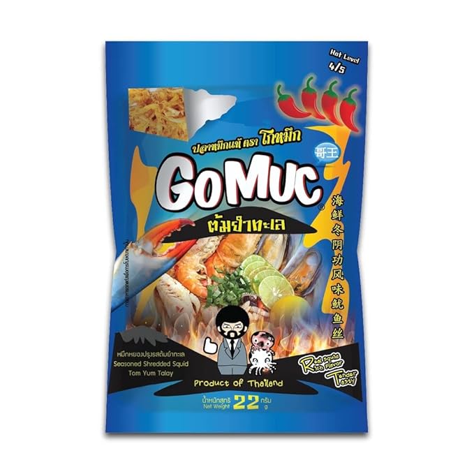 Get GoMuc Seasoned Shredded Squid, TomYum Flavour Delivered | Weee ...