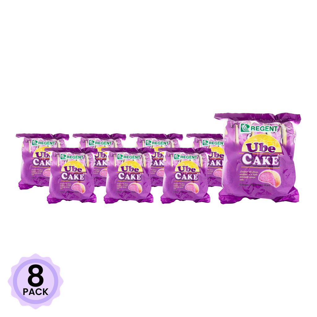 Get Regent Ube Cake 10pcs 200 g*8 pack Delivered | Weee! Asian Market