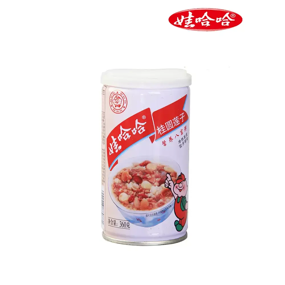 Get Wahaha longan lotus seed eight treasure Congee 360g * 1 can ...