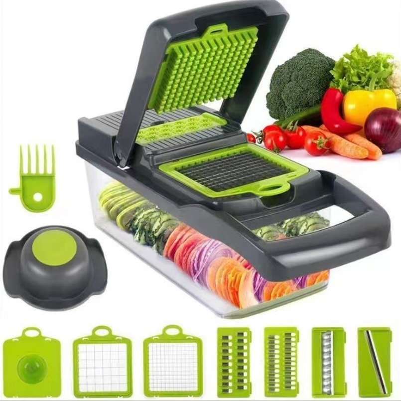Get Multi-Functional Vegetable Cutter Easy Chopping Slicing Grating ...