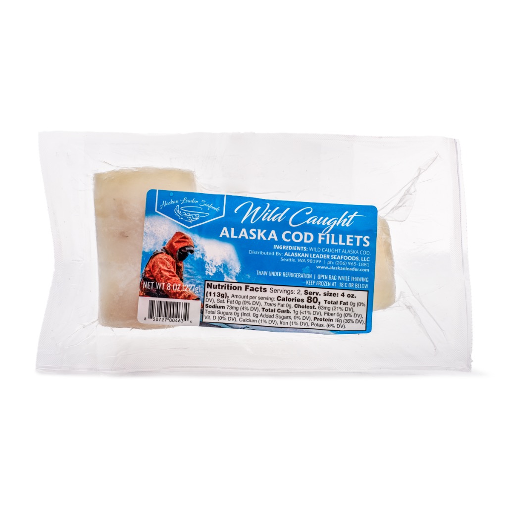Get Alaskan Leader Wild-Caught Alaskan Cod Fillets, Frozen Delivered ...
