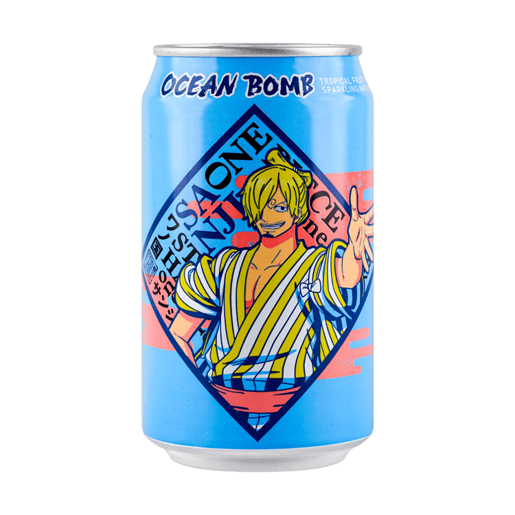 Get One Piece Sparkling Water Tropical Fruits Flavor 11.15fl oz ...