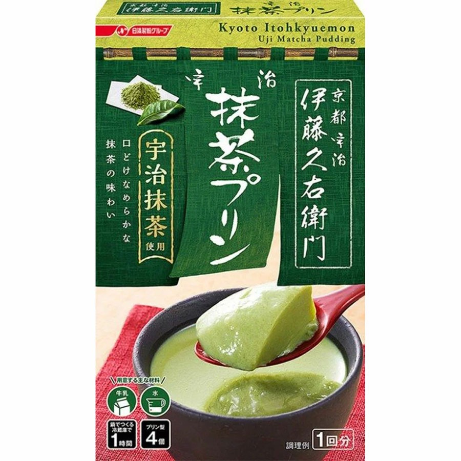 日清製粉ウェルナ 伊藤久右衛門 宇治抹茶プリン50g/ - Weee!