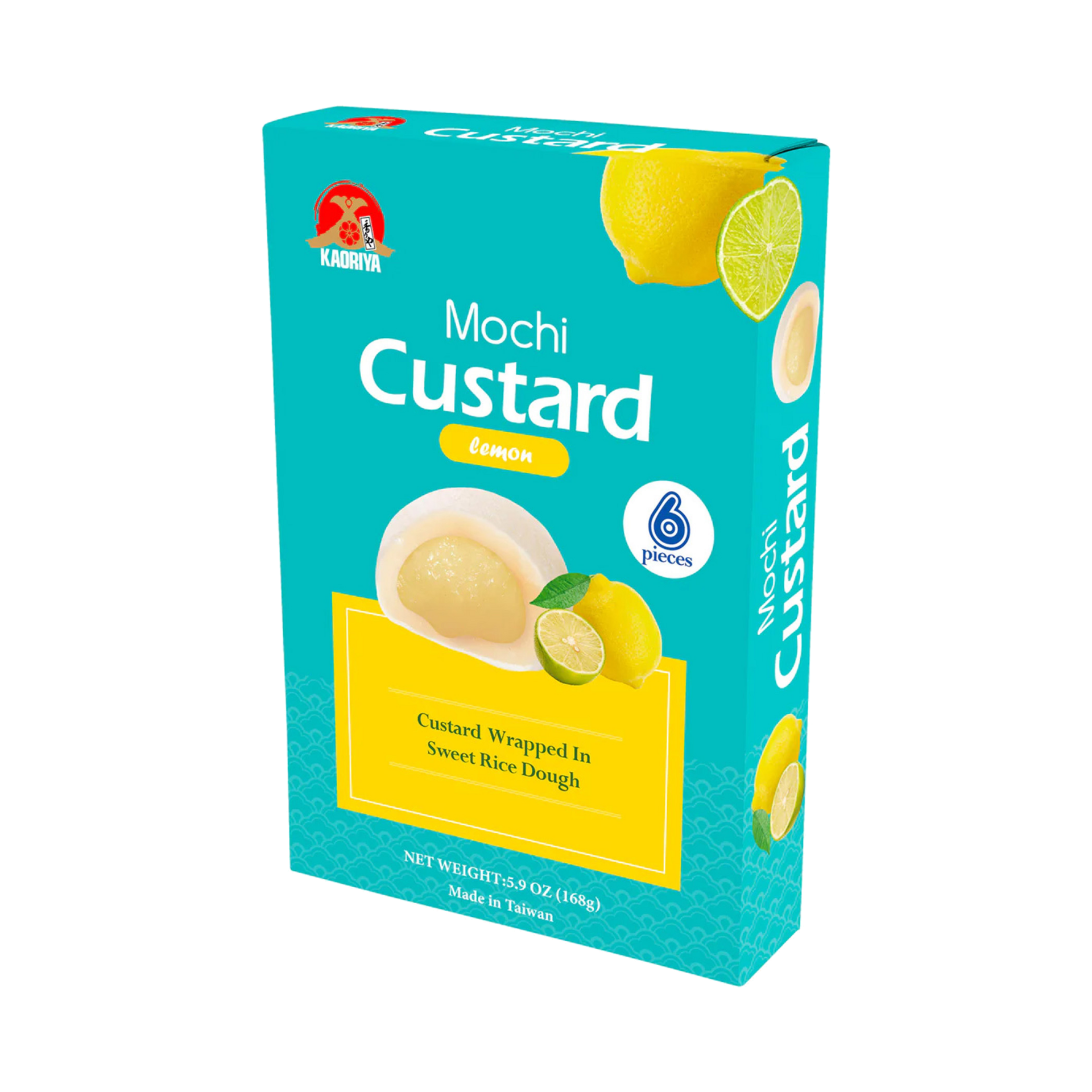Get Kaoriya - Custard Mochi (Lemon) 168g Delivered | Weee! Asian Market
