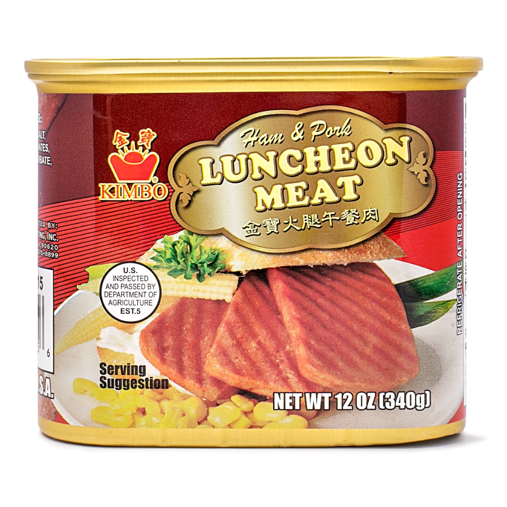 Kimbo Ham and Pork Luncheon Meat - Weee!