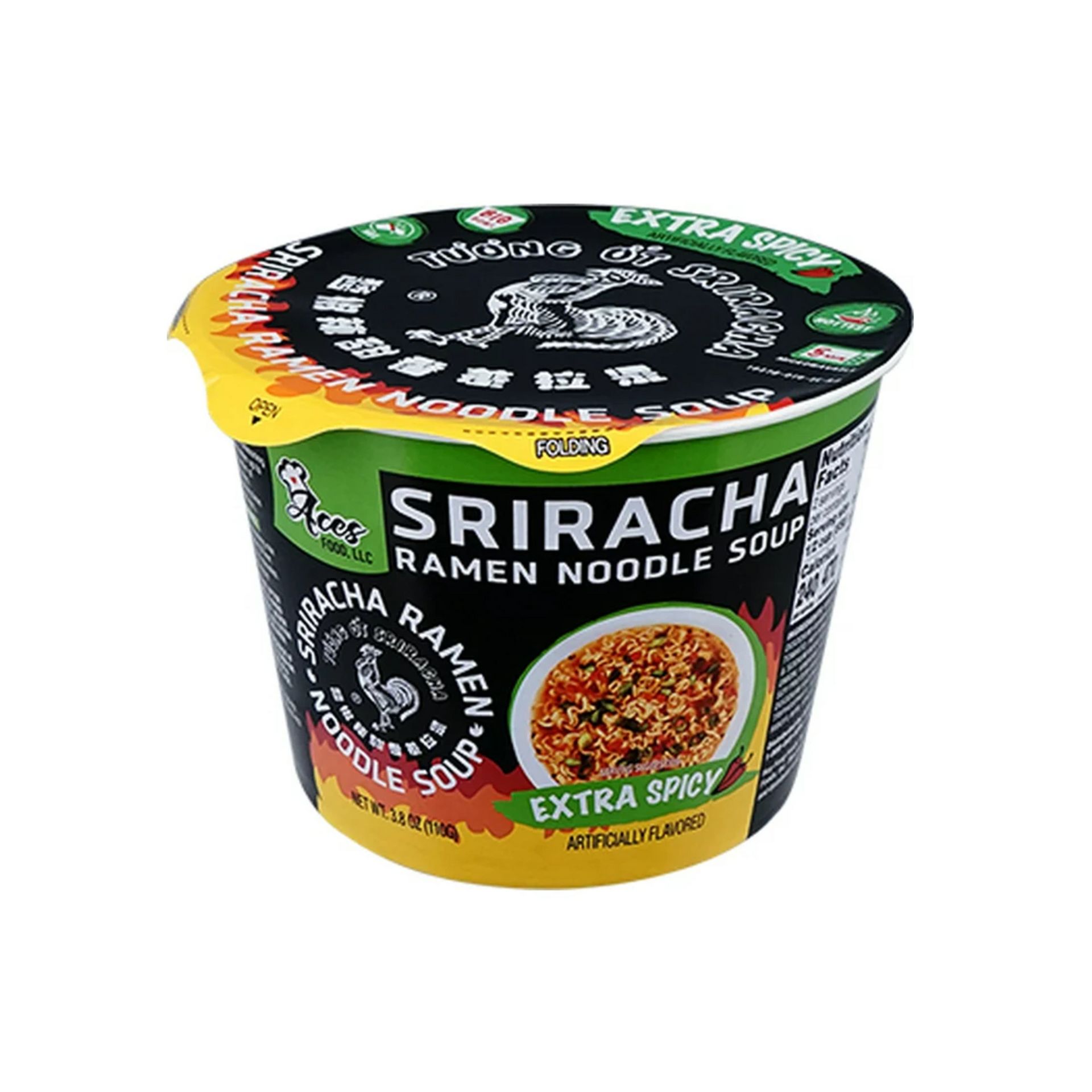 Get Aces Sriracha Ramen Bowl Extra Spicy (Vietnam) Delivered | Weee ...