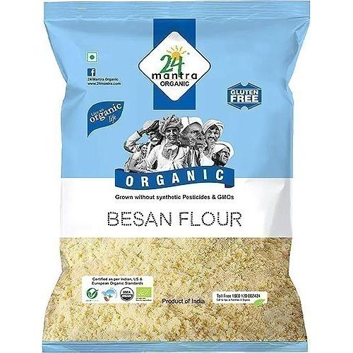Get 24 Mantra Organic Besan Flour / Gram Flour / Chickpea Flour - 1 lb ...