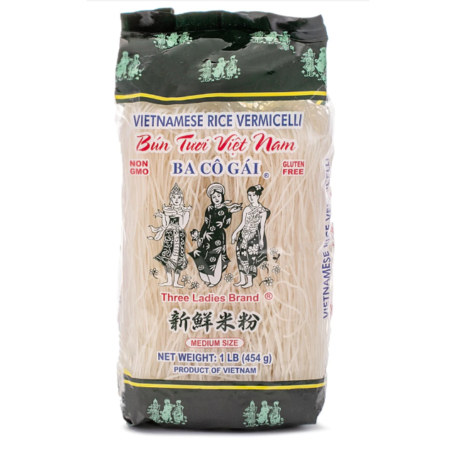 Get Three Ladies Brand Vietnamese Rice Vermicelli 16 oz Delivered ...