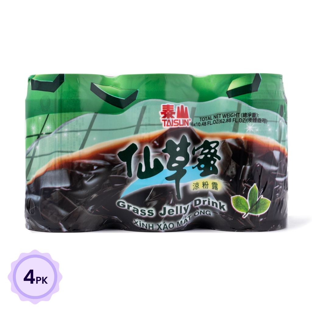 Get [Pack of 4] Taisun Grass Jelly Drink 330 ml*4 can Delivered | Weee ...