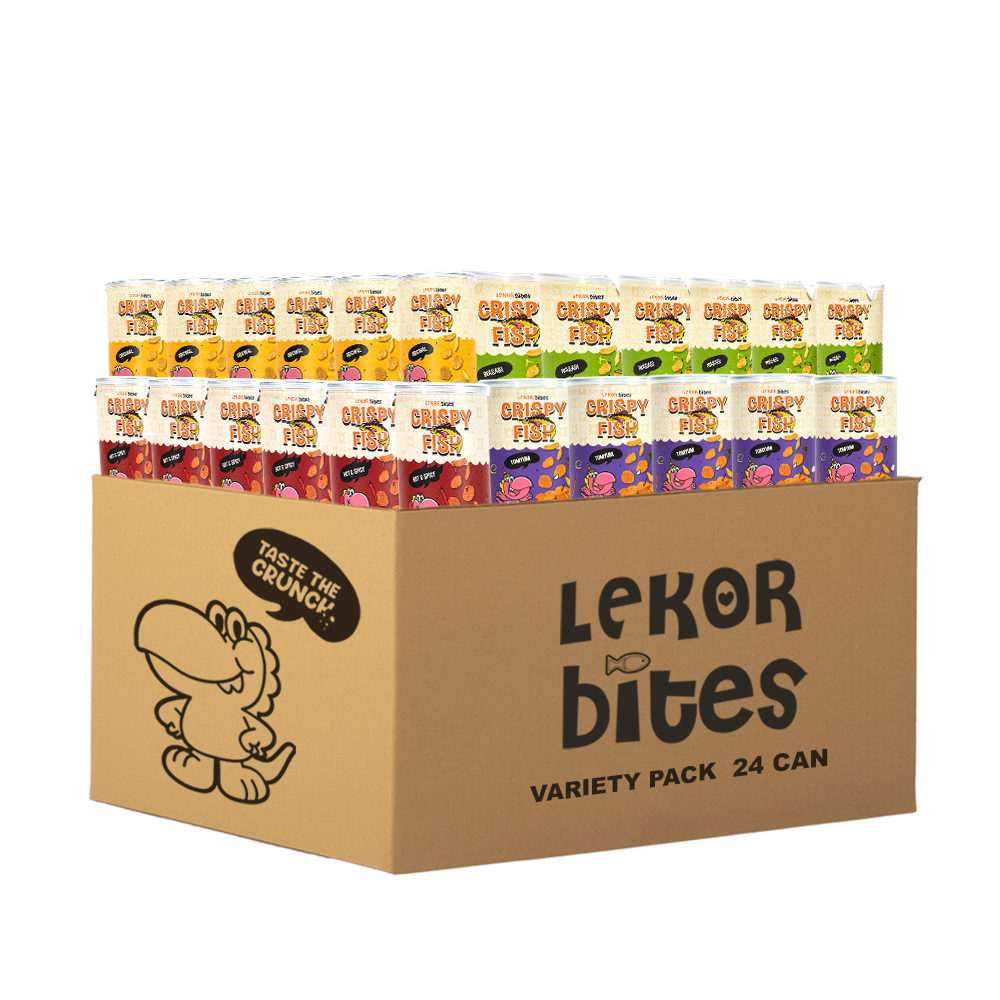 Get ASSORTED VARIETY CARTON LEKOR BITES FISH CHIPS (24 COUNT) Delivered ...