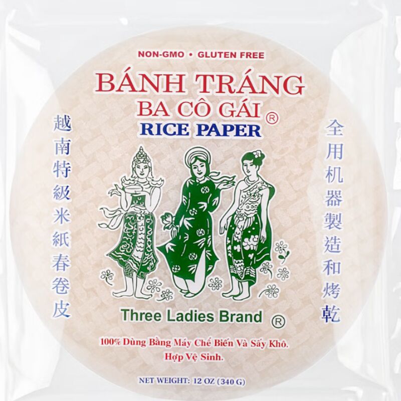 Get Three Ladies Brand Rice Paper - 22 cm (340g) Delivered | Weee ...