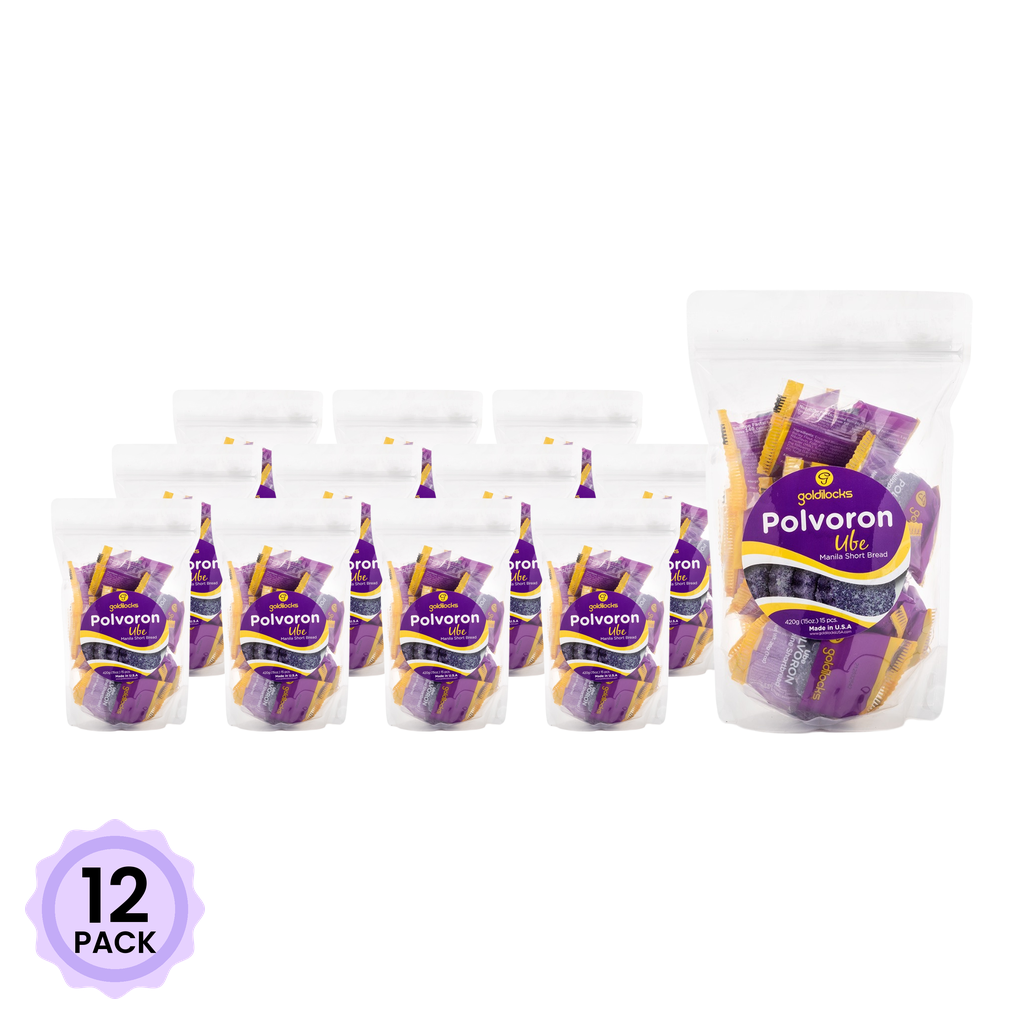Get Goldilocks Polvoron Ube 420 g*12 pack Delivered | Weee! Asian Market