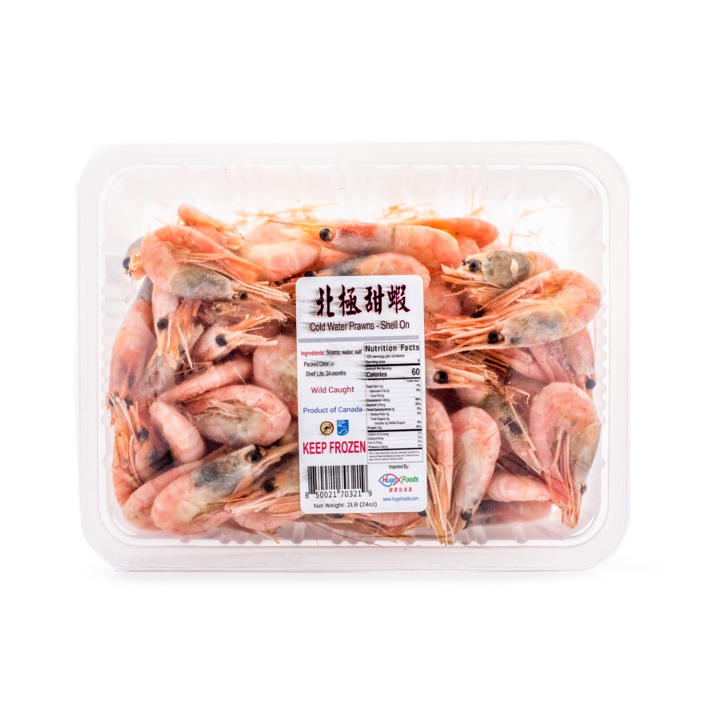 Hugo Foods 北極甜蝦 冷凍 - Weee!