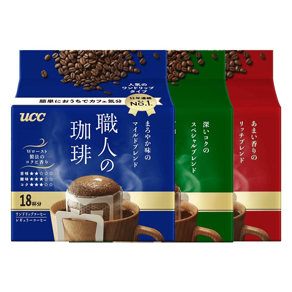 Get UCC Craftsman's Coffee One Drip Coffee 3-pack Set 378 g Delivered ...