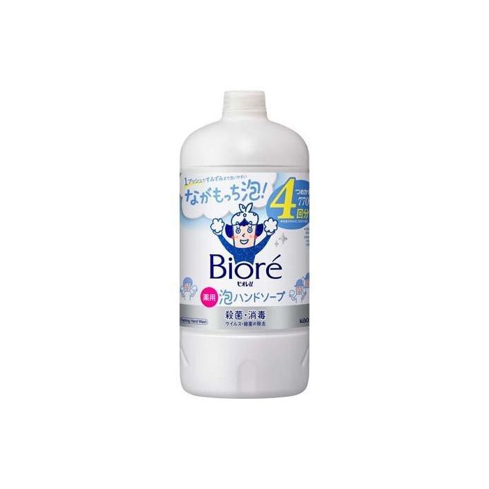 KAO花王 Biore U 弱酸性杀菌消毒泡沫洗手液（恬淡柑橘香型） 770ml补充装 - Weee!