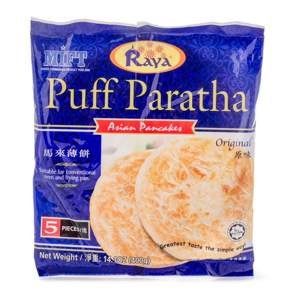 Get Raya Puff Paratha Original, Frozen Delivered | Weee! Asian Market