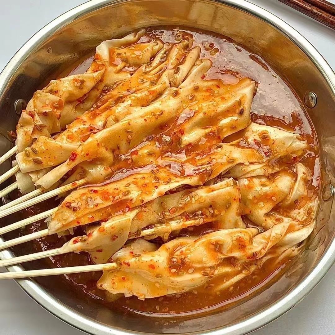Get Old style tofu skewers, a nostalgic snack from Northeast China ...