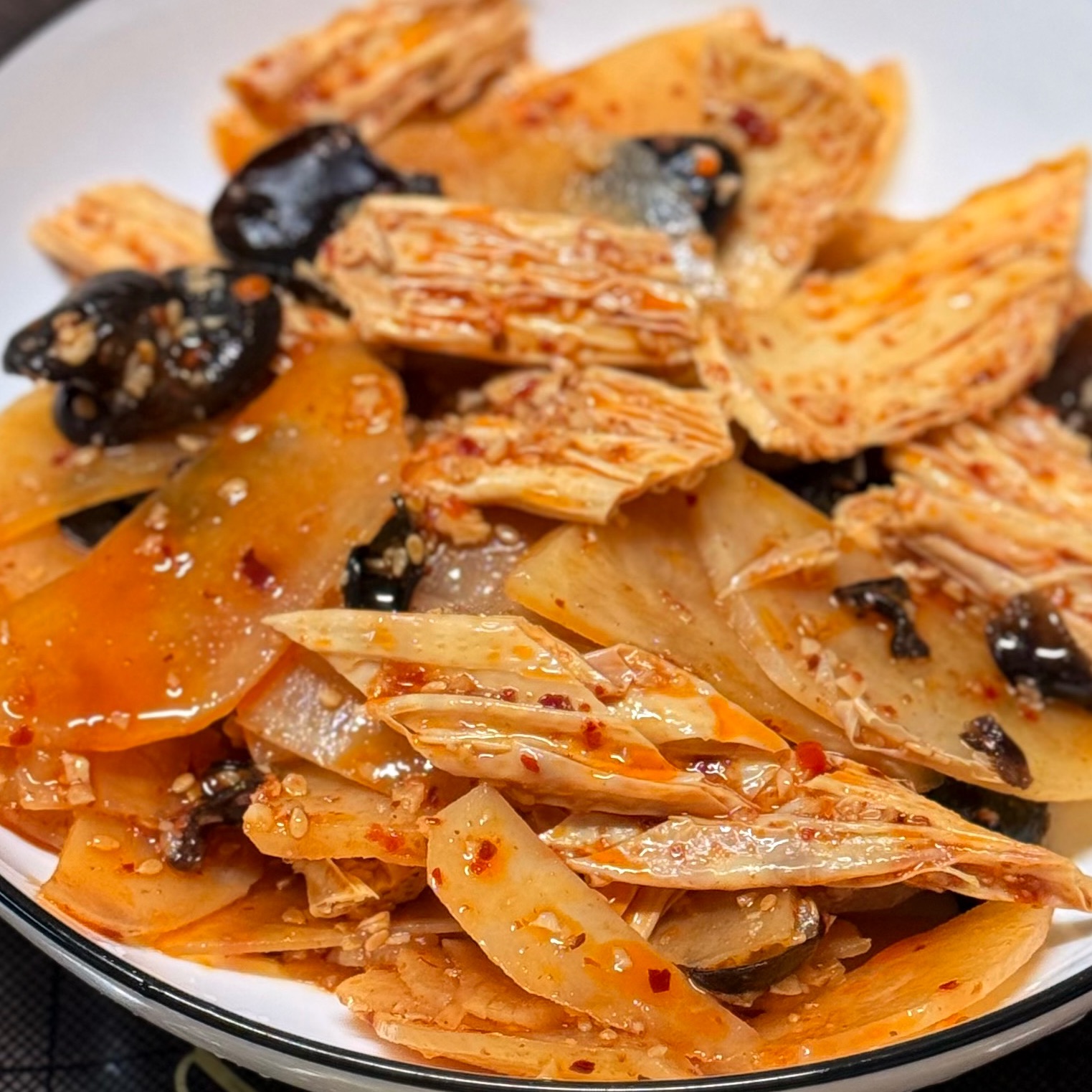 香辣腐竹木耳土豆片 280g - Weee!