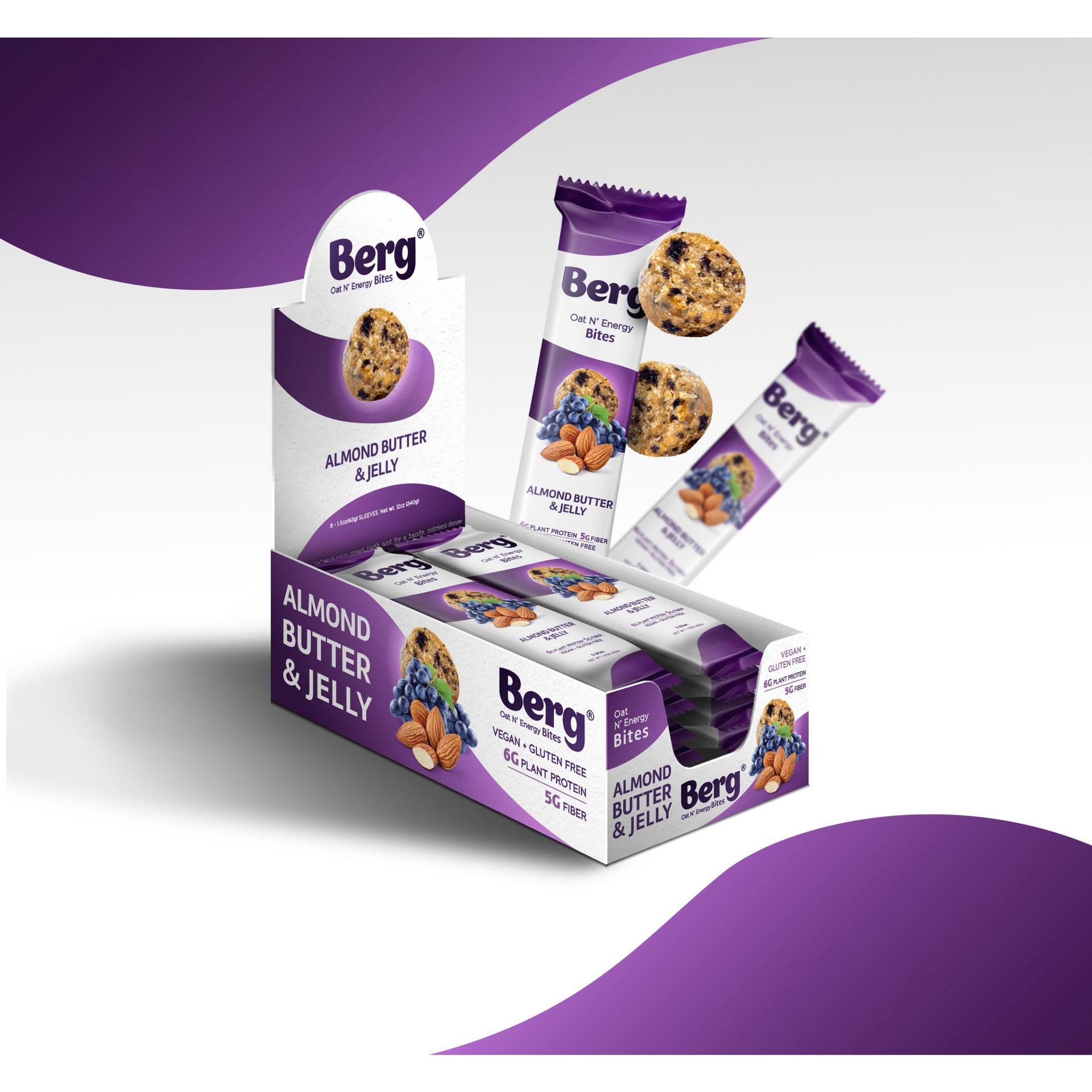 Get Berg Bites - Plant Protein Crunch - Almond Butter and Jelly ...