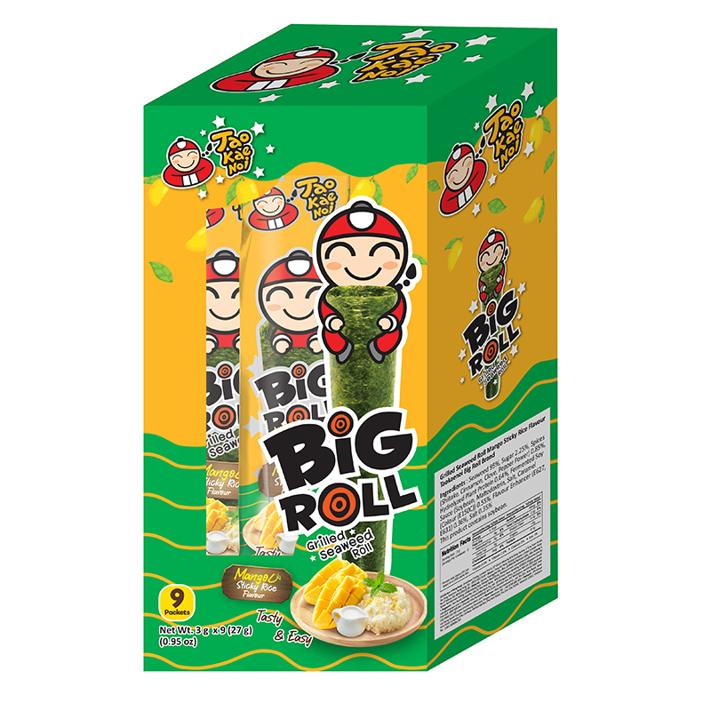 Get Seaweed rolls mango sticky rice flavor 27g*1 box Delivered | Weee ...